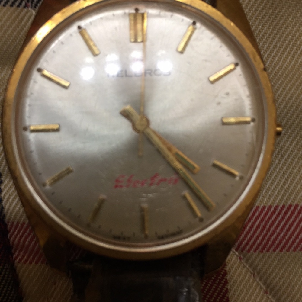 Vintage Helbros Electric West Germany Watch - Gem